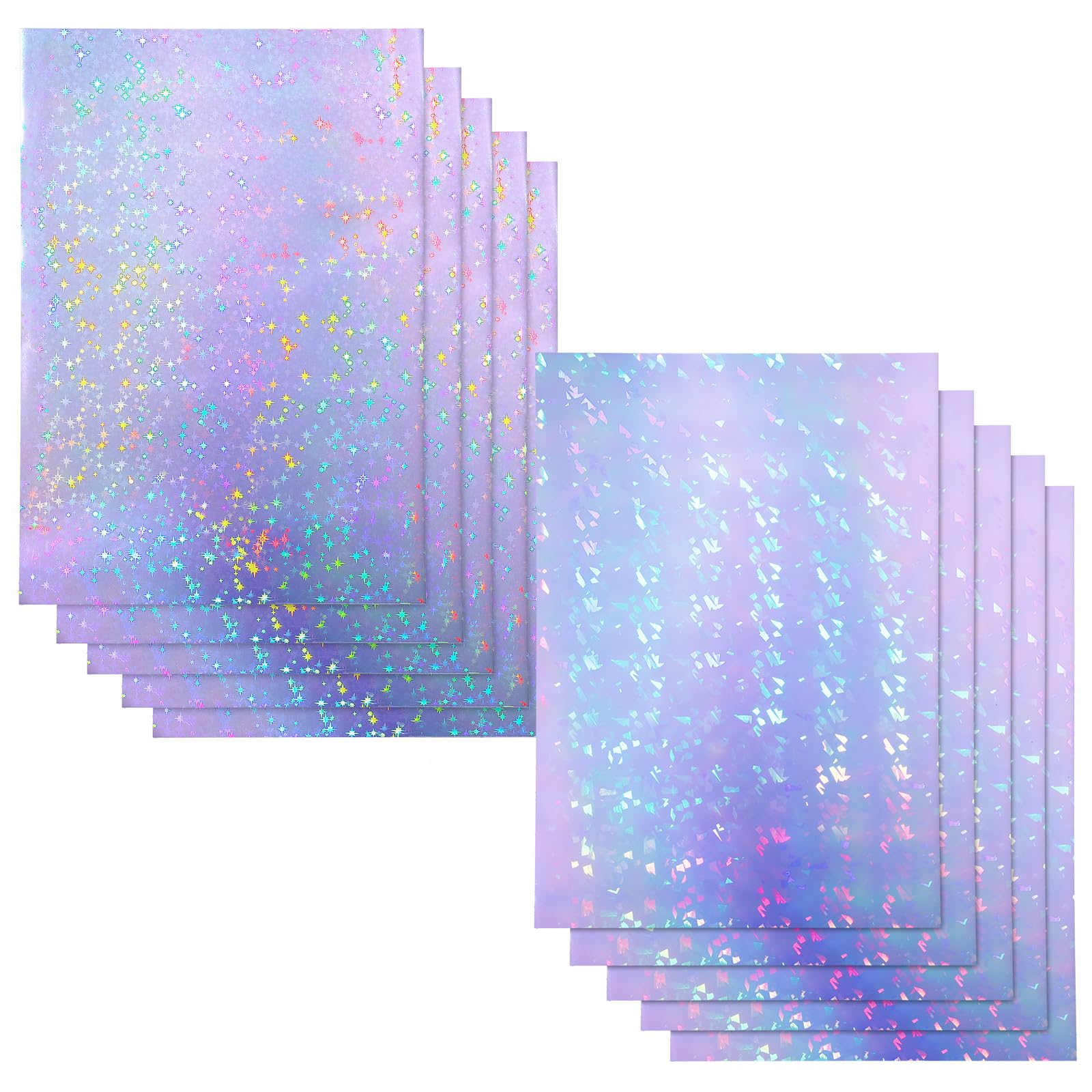 Mua 10 Sheets Printable Holographic Sticker Paper Film A4 Size Self ...