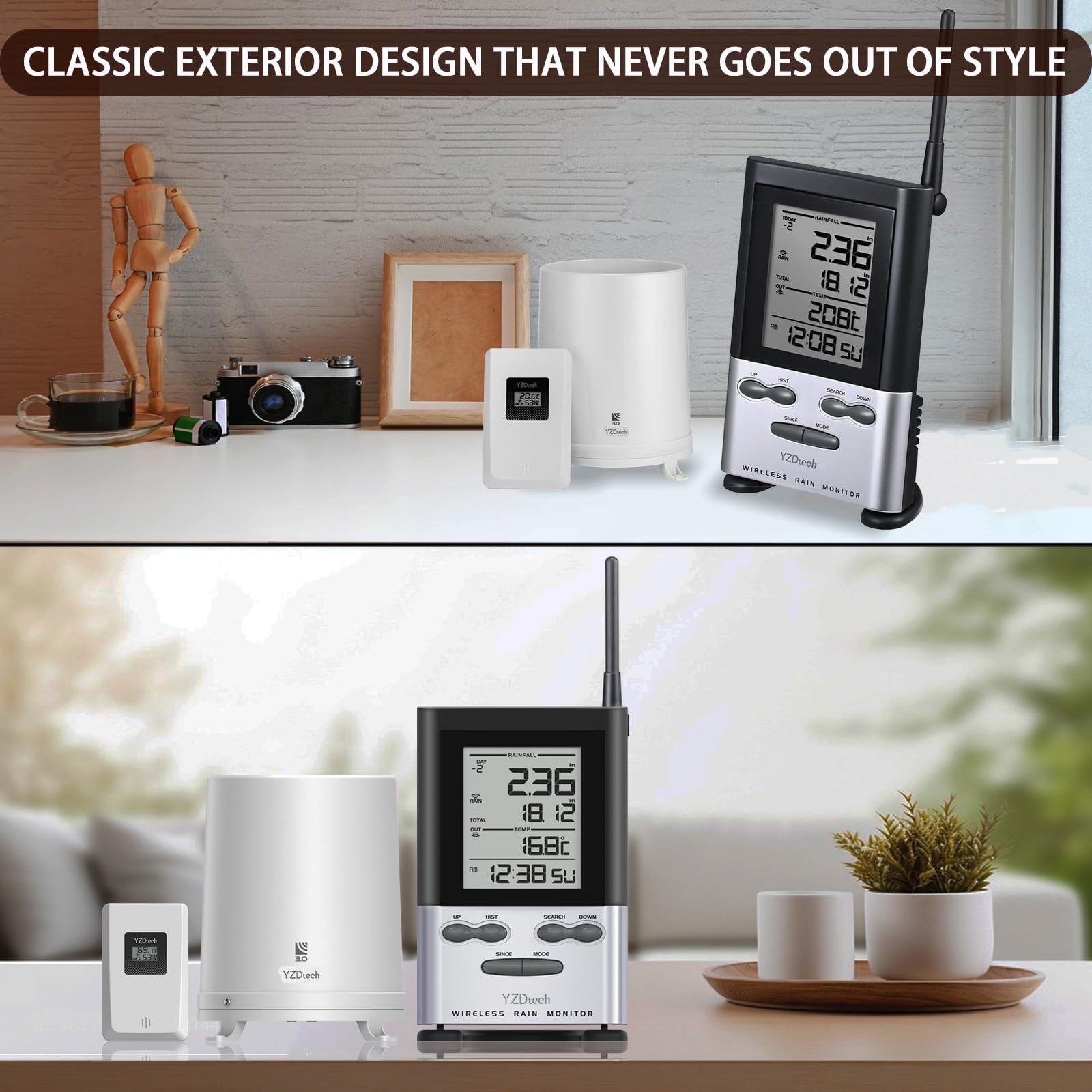 Wireless Rain Gauge Outdoor, Digital Rain Gauges Outdoors Best Rated ...