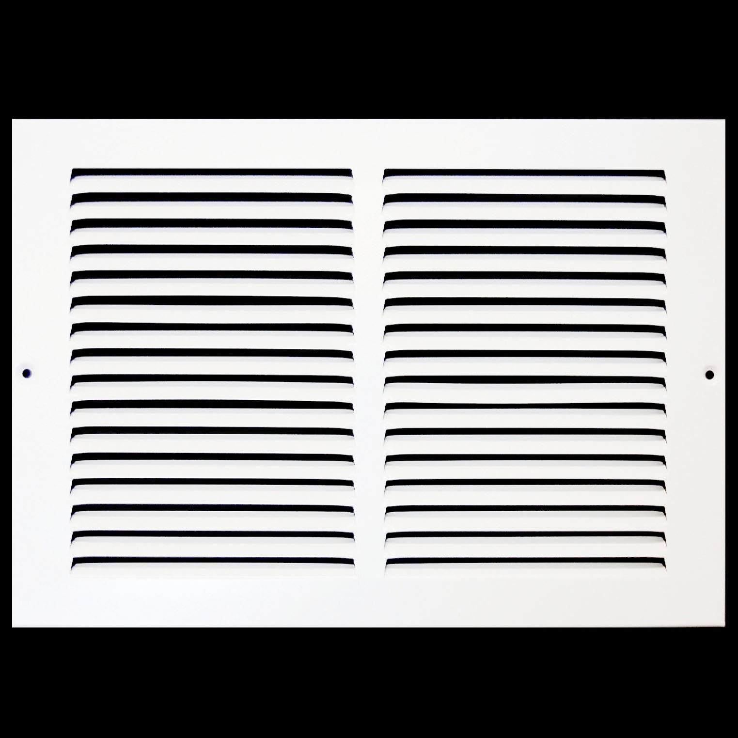 HVAC Premium 8'' x 6'' [Duct Opening] Flat Stamped Steel Return Air ...