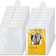 Amazon.com: 24 Pack Hanging Storage Bags, Large Hook 9 x 13-inch Clear ...