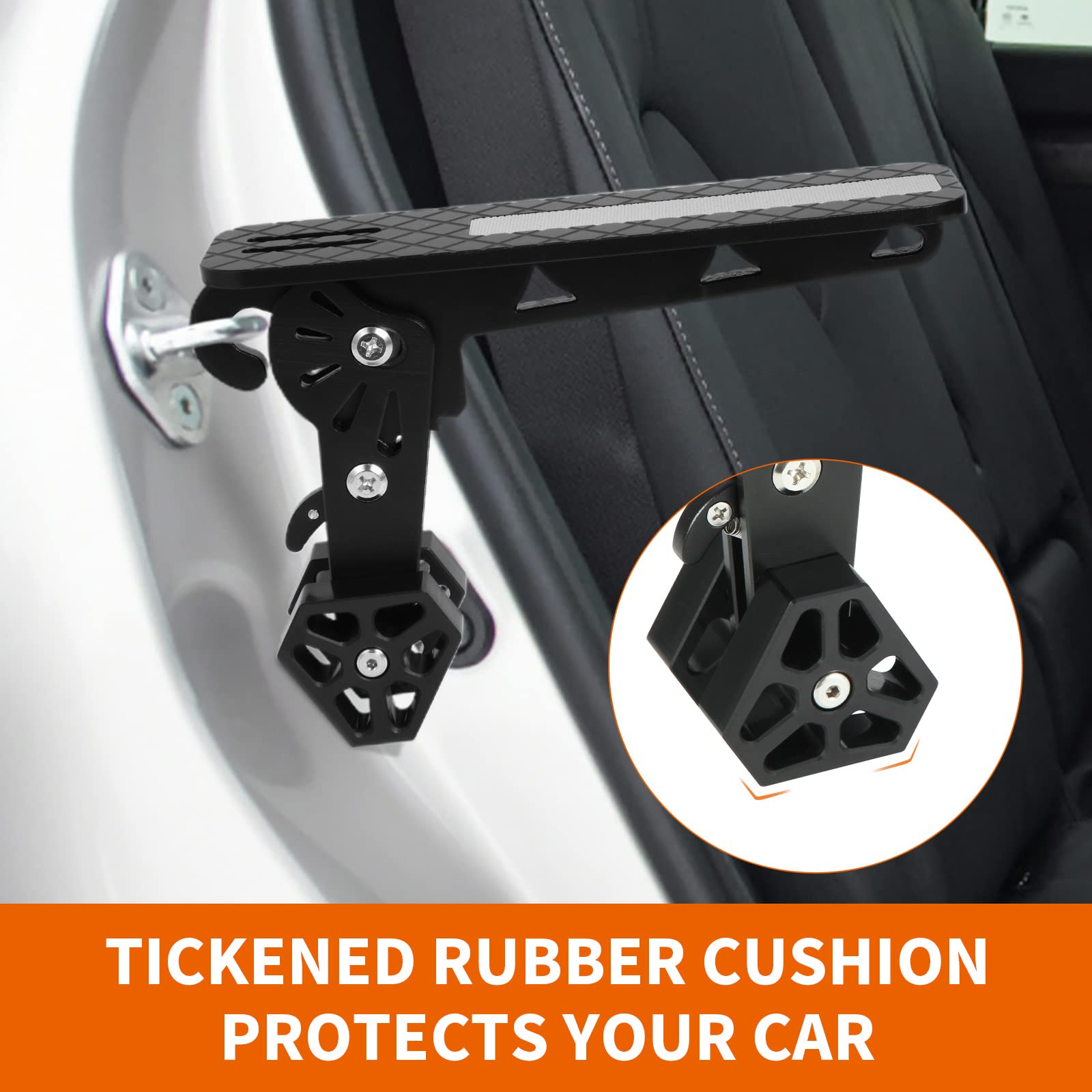 Mua Car Door Step Universal Fit— Foldable Car Roof Rack Step Supports ...