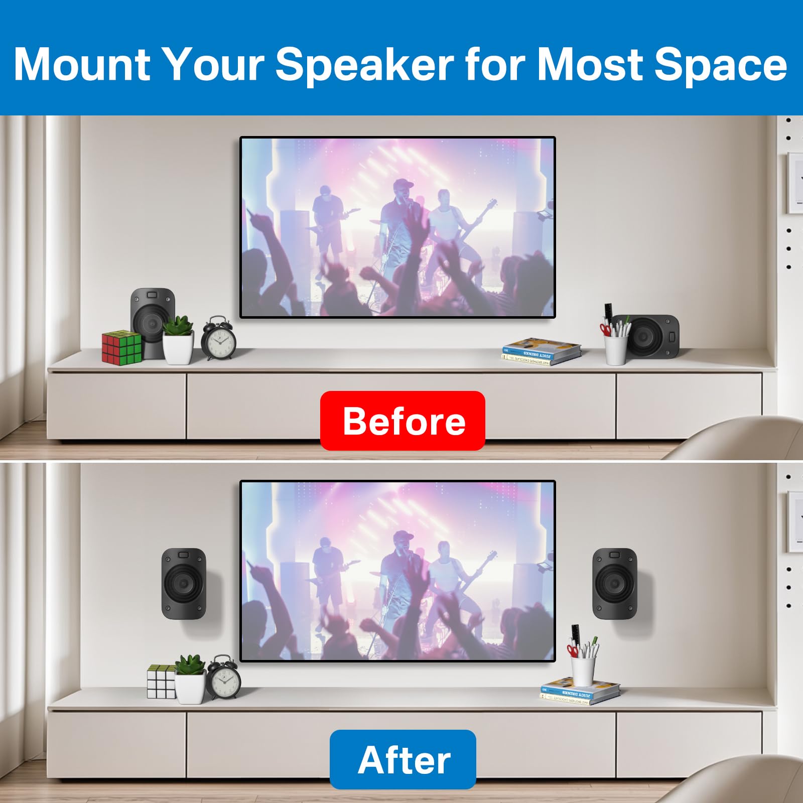 Mua Speaker Mount for Logitech Z906 Speaker Wall Mount with Tilt and ...