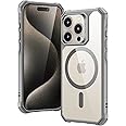 Amazon.com: ESR Air Armor Series Case for iPhone 15 Pro Max Clear Grey | Compatible with MagSafe ...