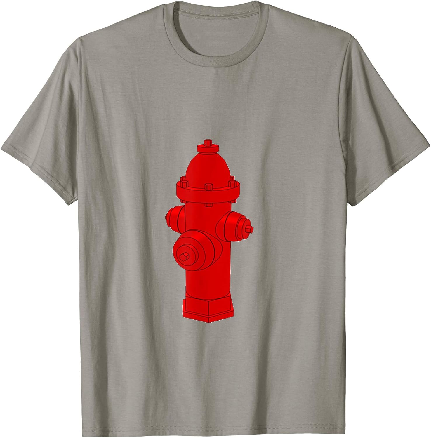 Men's Fire Hydrant t-shirt XL Baby Blue: Amazon.co.uk: Clothing