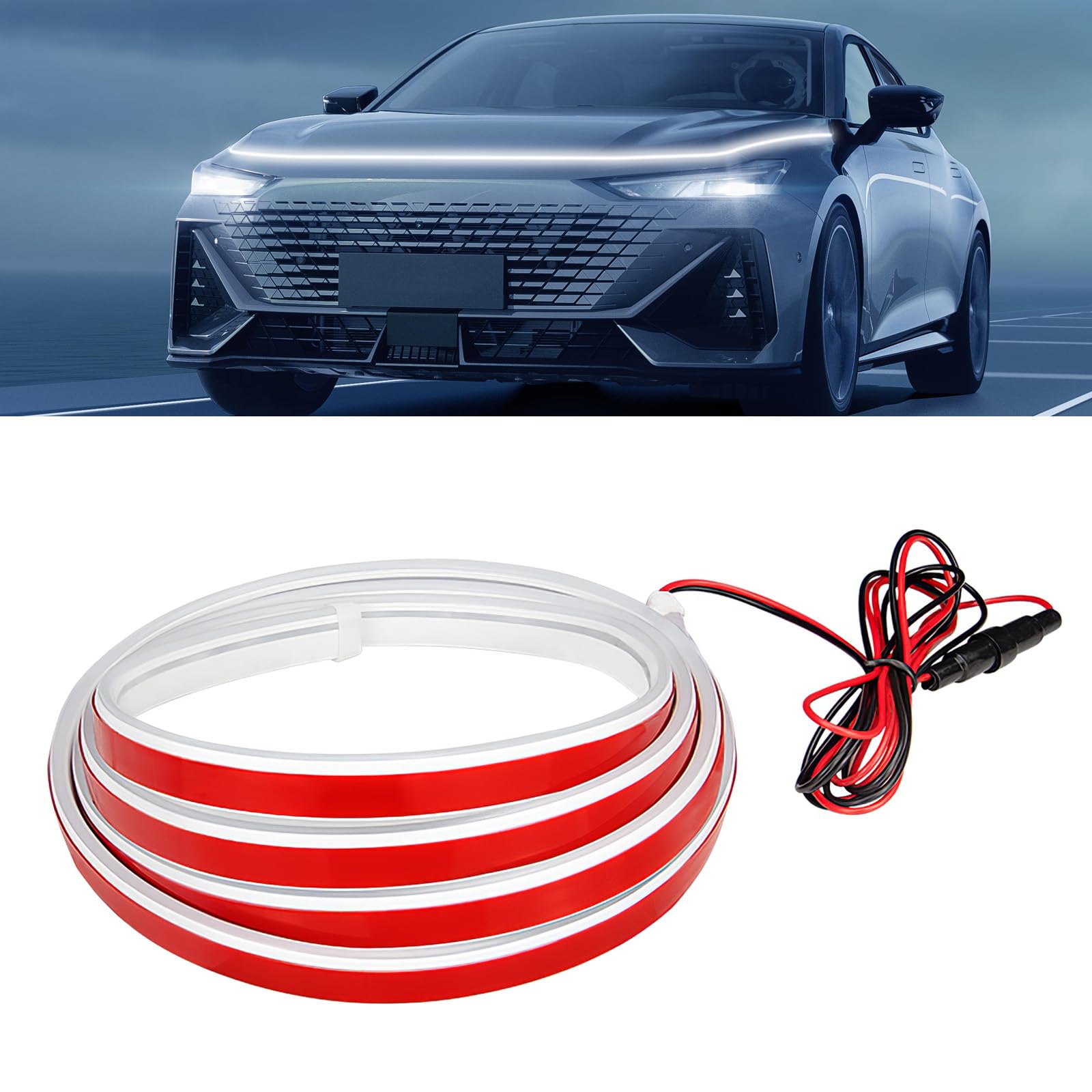 Mua Car Hood Light Strip, 79 Inches Waterproof Flexible LED Strip ...