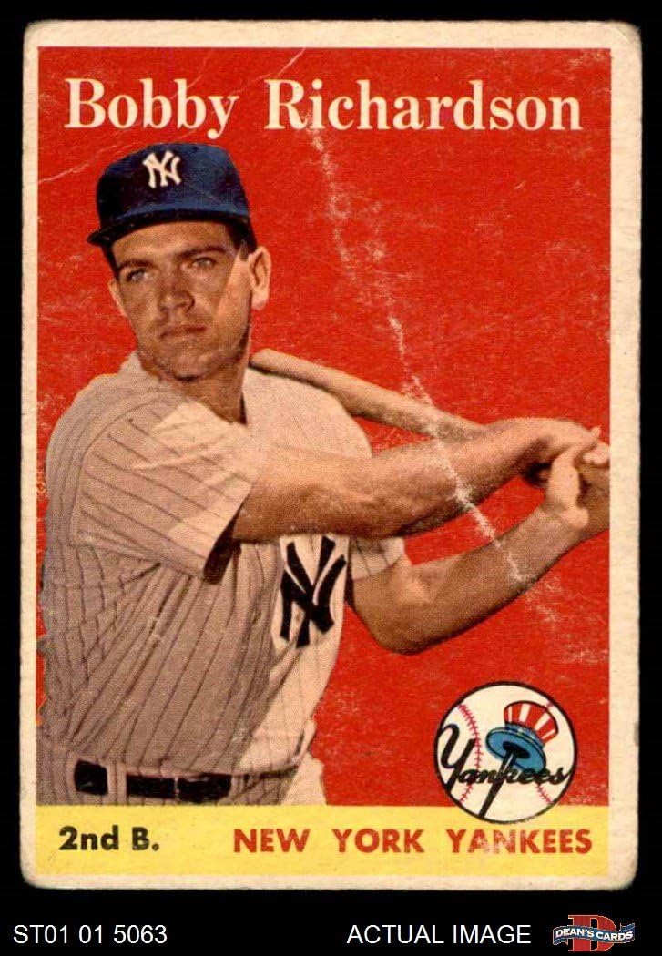 Amazon.com: 1958 Topps # 101 WN Bobby Richardson New York Yankees ...