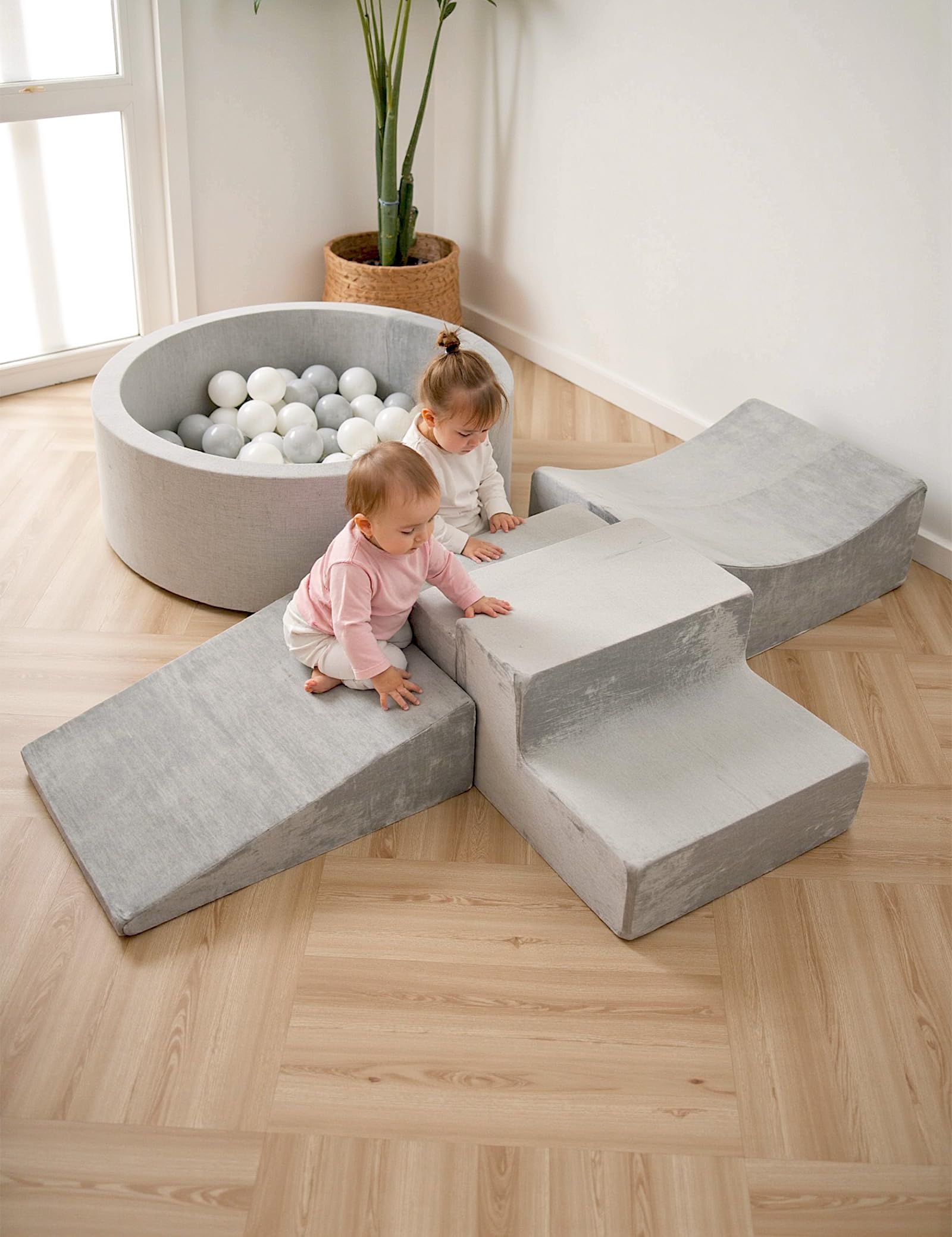HOFISH 5-Piece Foam Playset for Toddler Children, Playset Designed Easy ...