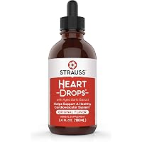 Strauss Naturals Heartdrops - Herbal Heart Support Supplement with ...