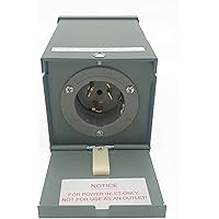 Connecticut Electric EGSPI50 50A Rainproof Generator Power Inlet Box ...