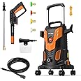 Amazon.com : (2023 New) Rock&Rocker Upgraded 1750PSI Pressure Washer, 2 ...
