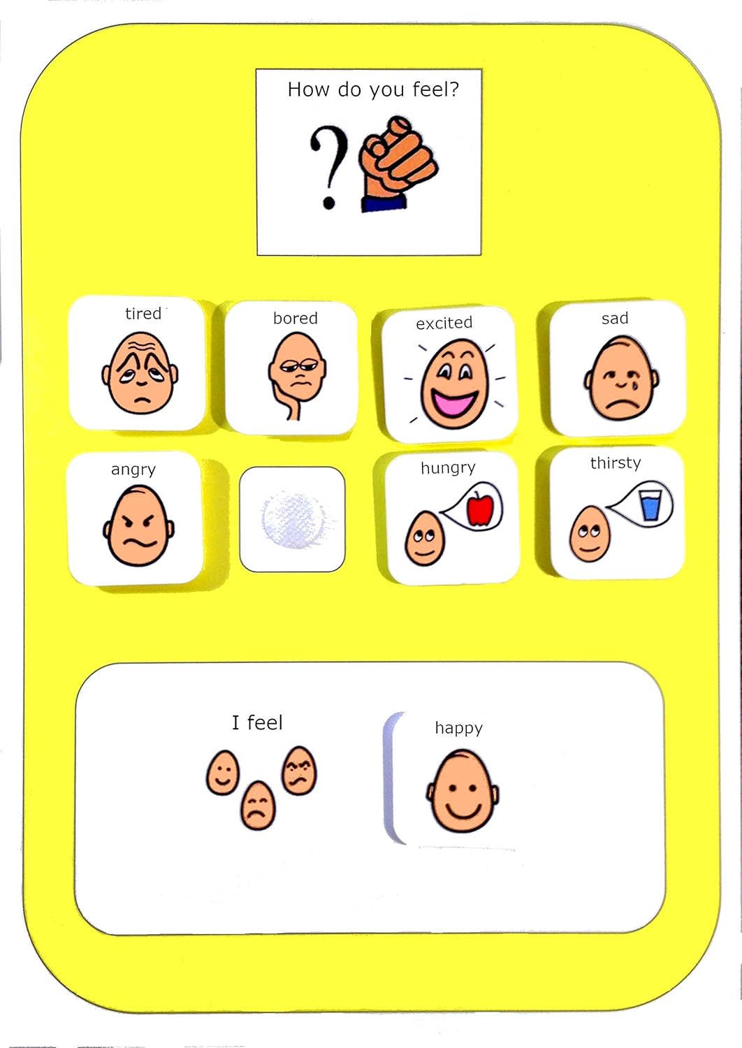 Plastic Visual Emotion Board (English) – BigaMart