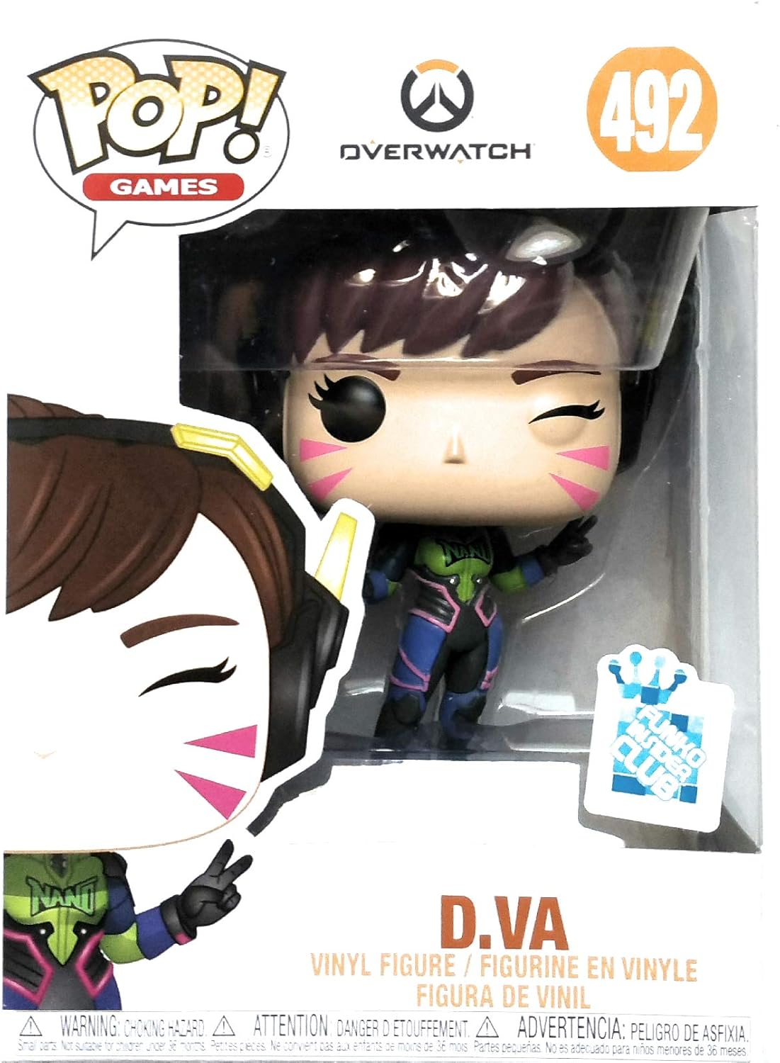 Funko Pop! Games: Overwatch - D.Va (Nano Cola) Exclusive: Amazon.co.uk ...