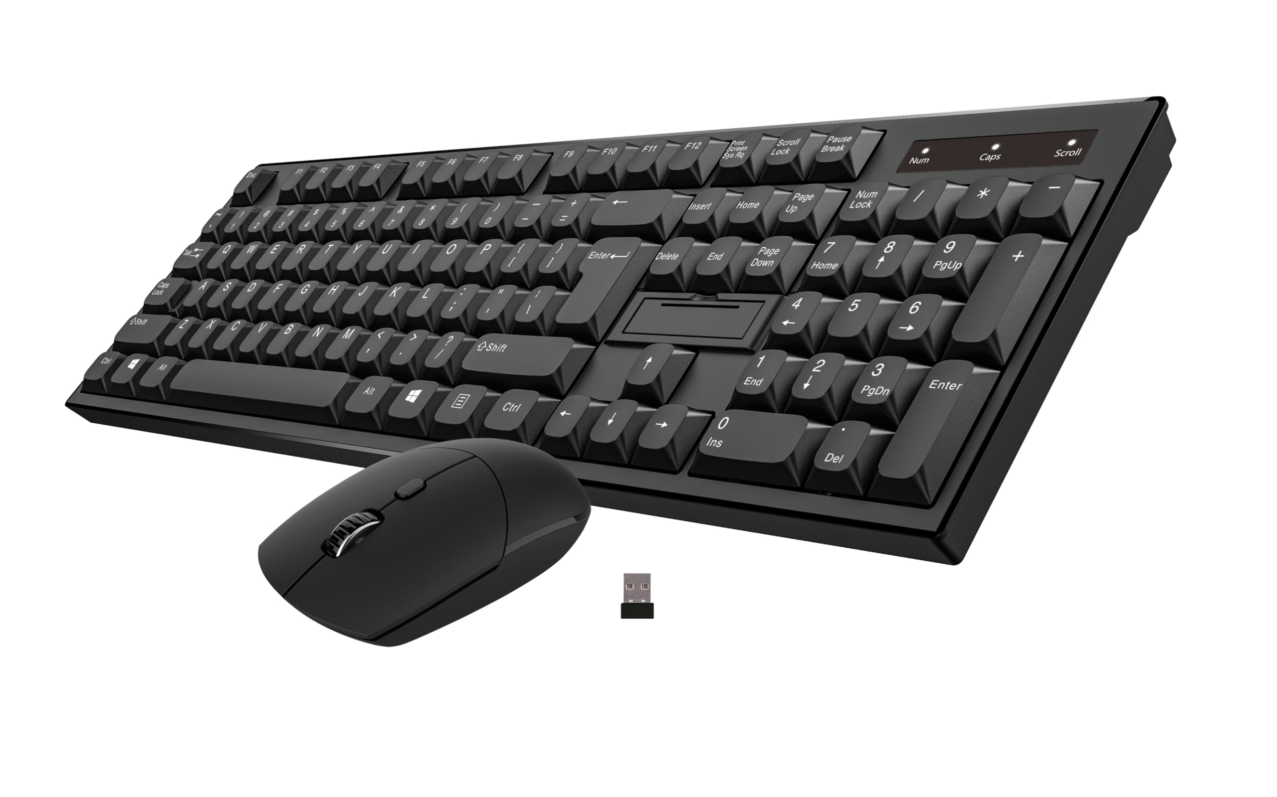 Mua Wireless Keyboard and Mouse Combo -Full Size QWERTY Layout Wireless ...