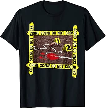 Amazon.com: Crime Scene Shirt: Clothing