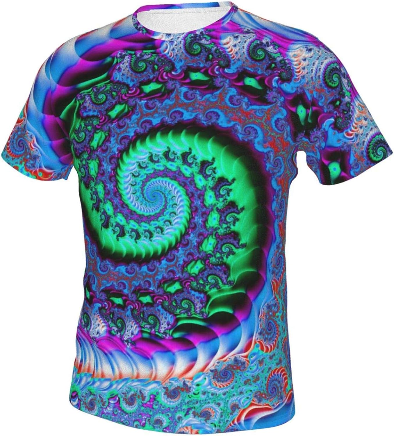 Hermosas camisetas abstractas con gráficos fractal para hombre ...