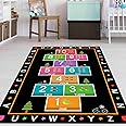Amazon.com: YLZLDKH Hopscotch Play Rug Carpet for Kids, ABC Alphabet ...