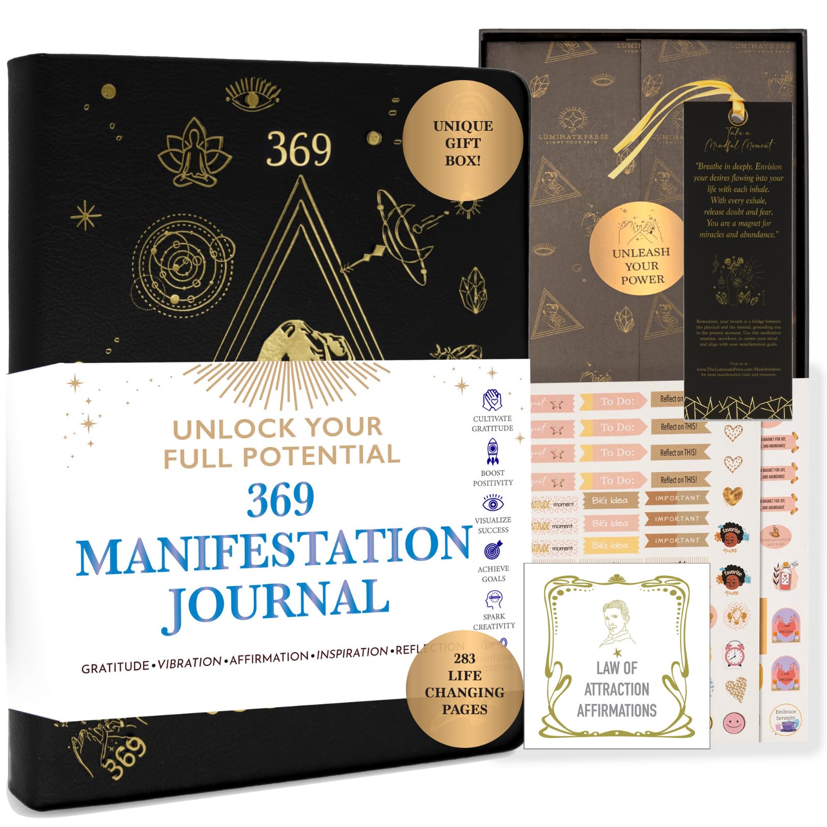 The Ultimate 369 Manifestation Journal - Transformative Law of Attraction Book to Unlock Your ...