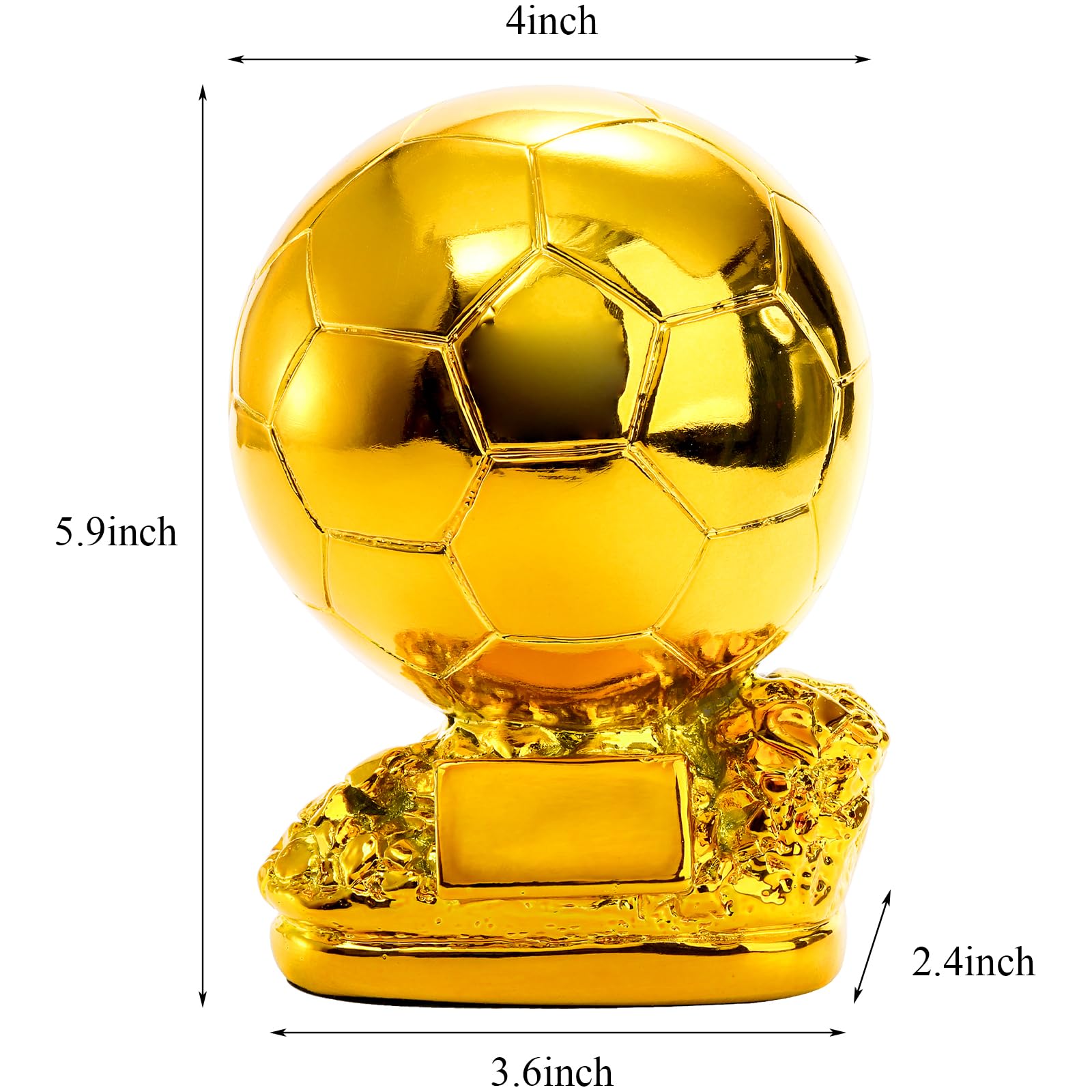 Mua Lawei 6 Inch Golden Football Trophy, World Cup Gift Soccer, Soccer ...