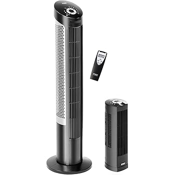 Seville Classics UltraSlimline Tower Fan Combo Pack, Black: Amazon.ca ...