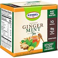 Amazon.com : Kendel Instant Ginger Mint with Honey Tea, Caffeine Free ...