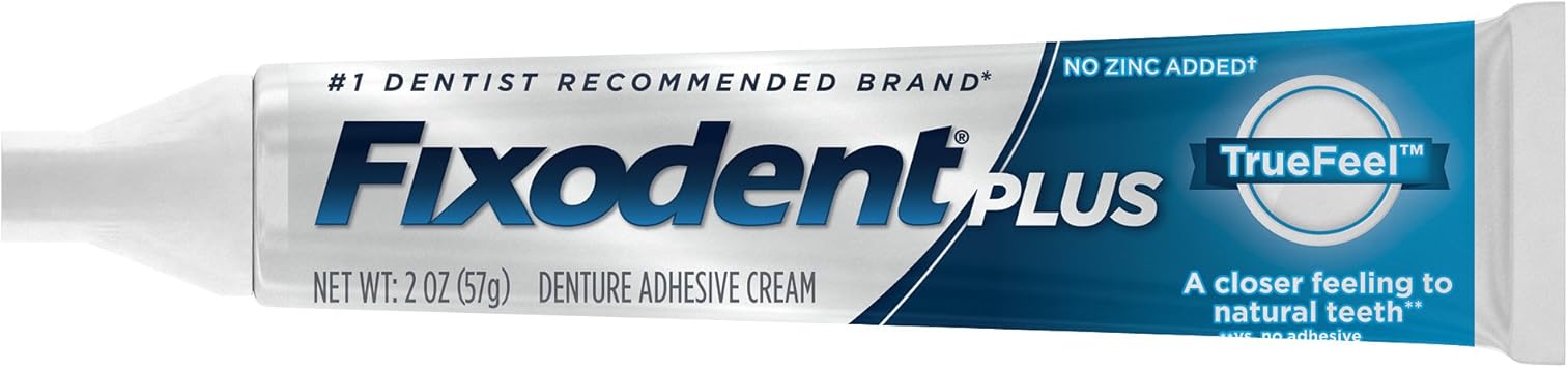 Fixodent Plus Denture Adhesive Cream 2 oz by Fixodent: Amazon.es: Salud ...