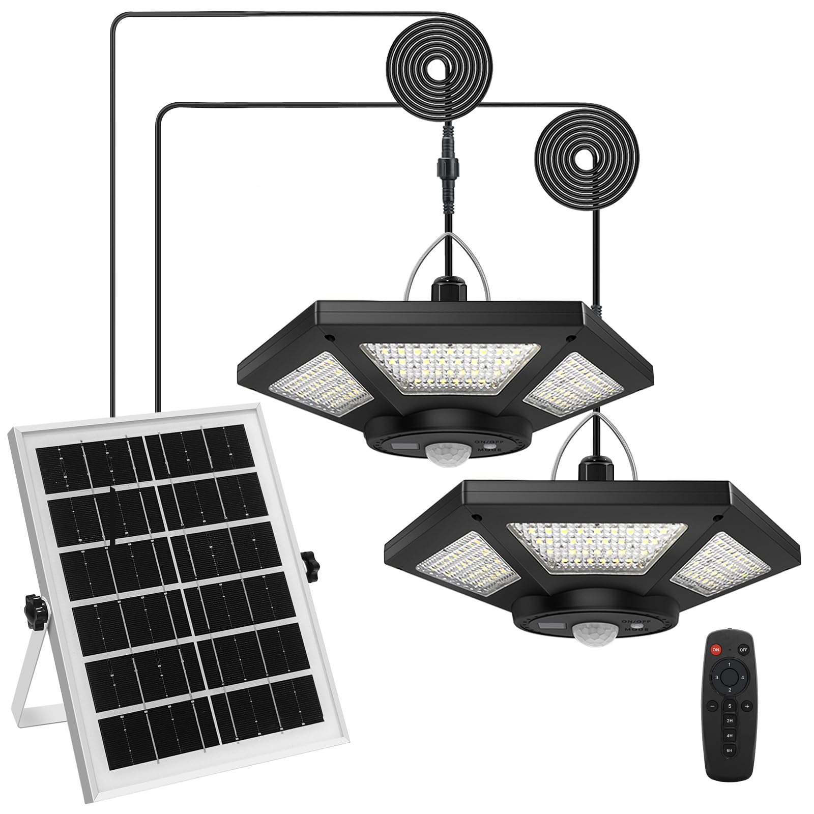 AEQ Solar Shed Light Solar Pendant Light Indoor Outdoor Work in Daytime ...