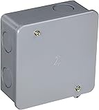 Amazon | 未来工業 露出用四角ボックス グレー （PV4B-ANF） | 安全標識 | 産業・研究開発用品 通販