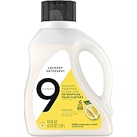Amazon.com: 9 Elements Liquid Laundry Detergent, Lemon Scent, Vinegar ...