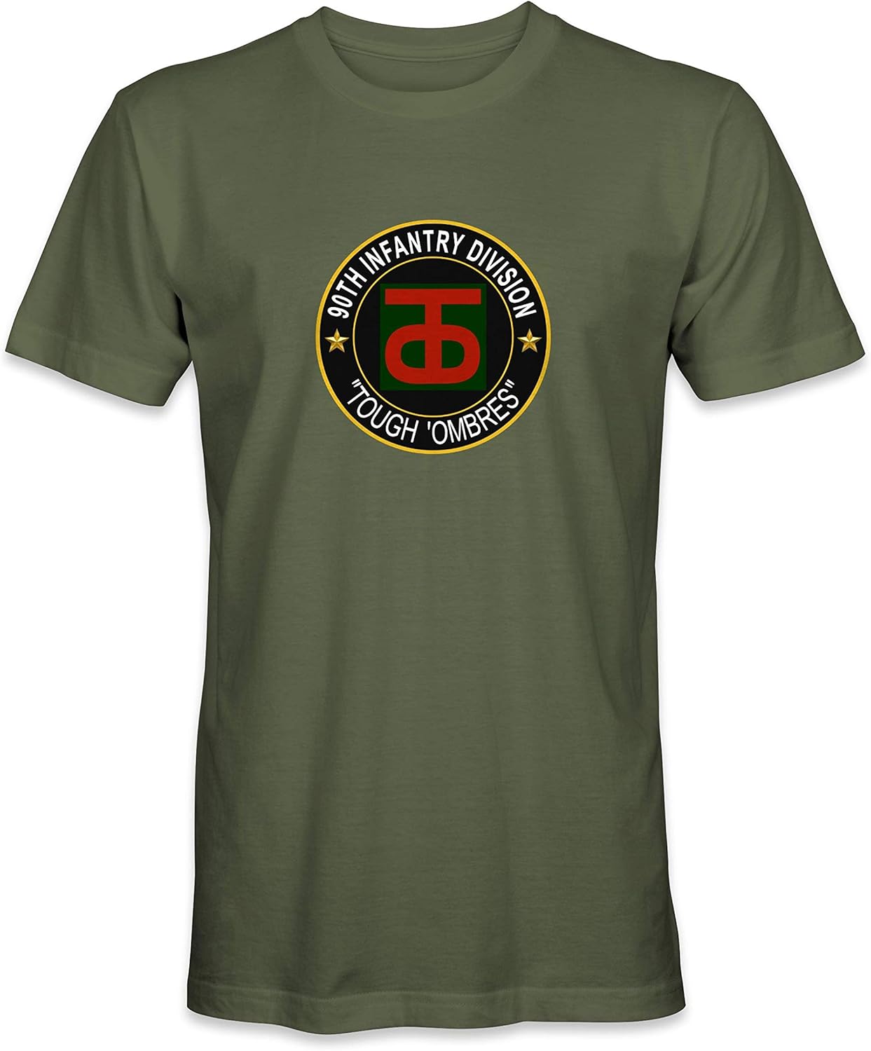 Amazon.com: 90th Infantry Division 'Tough Ombres' T-Shirt: Clothing