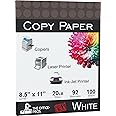 Amazon.com : Copy Paper, 100 Sheets, Printer Paper, Multi Purpose Copy ...