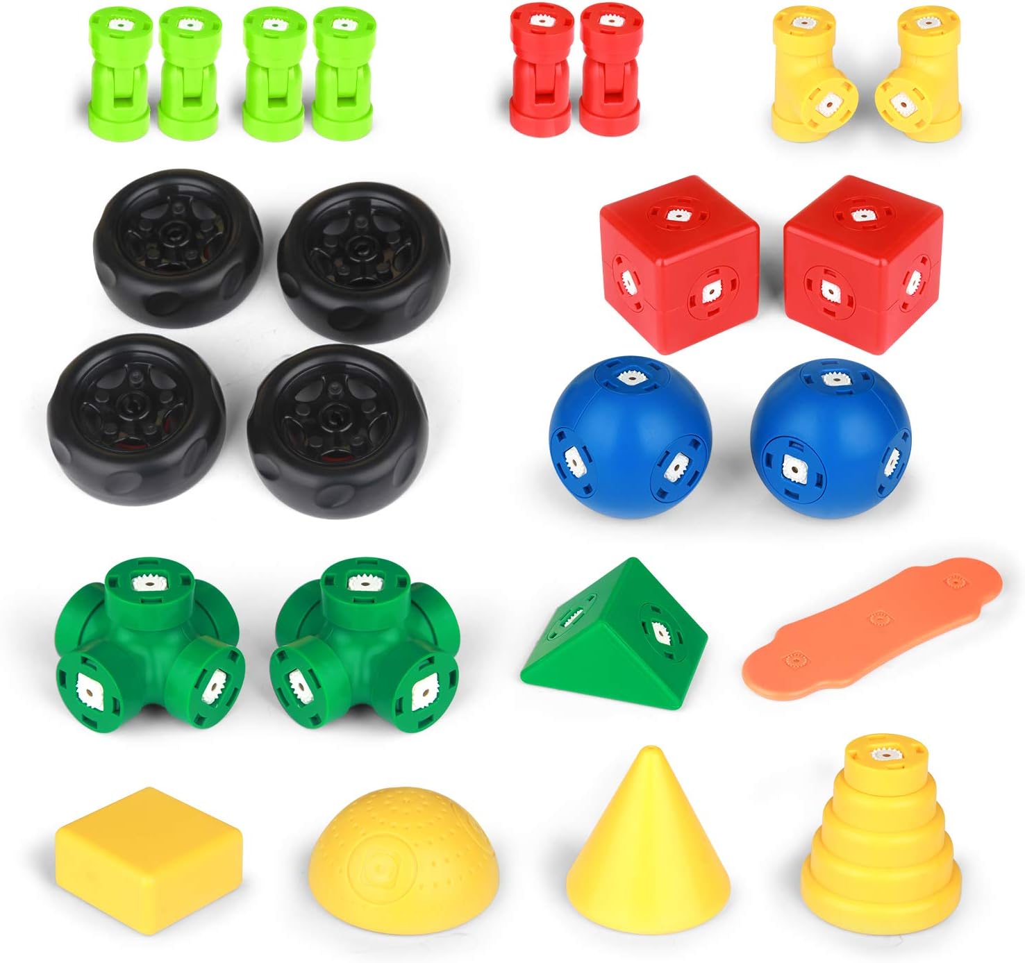 Sinicoo Magnetic Building Blocks Robot Truck Castle 24PCS Magnetic ...