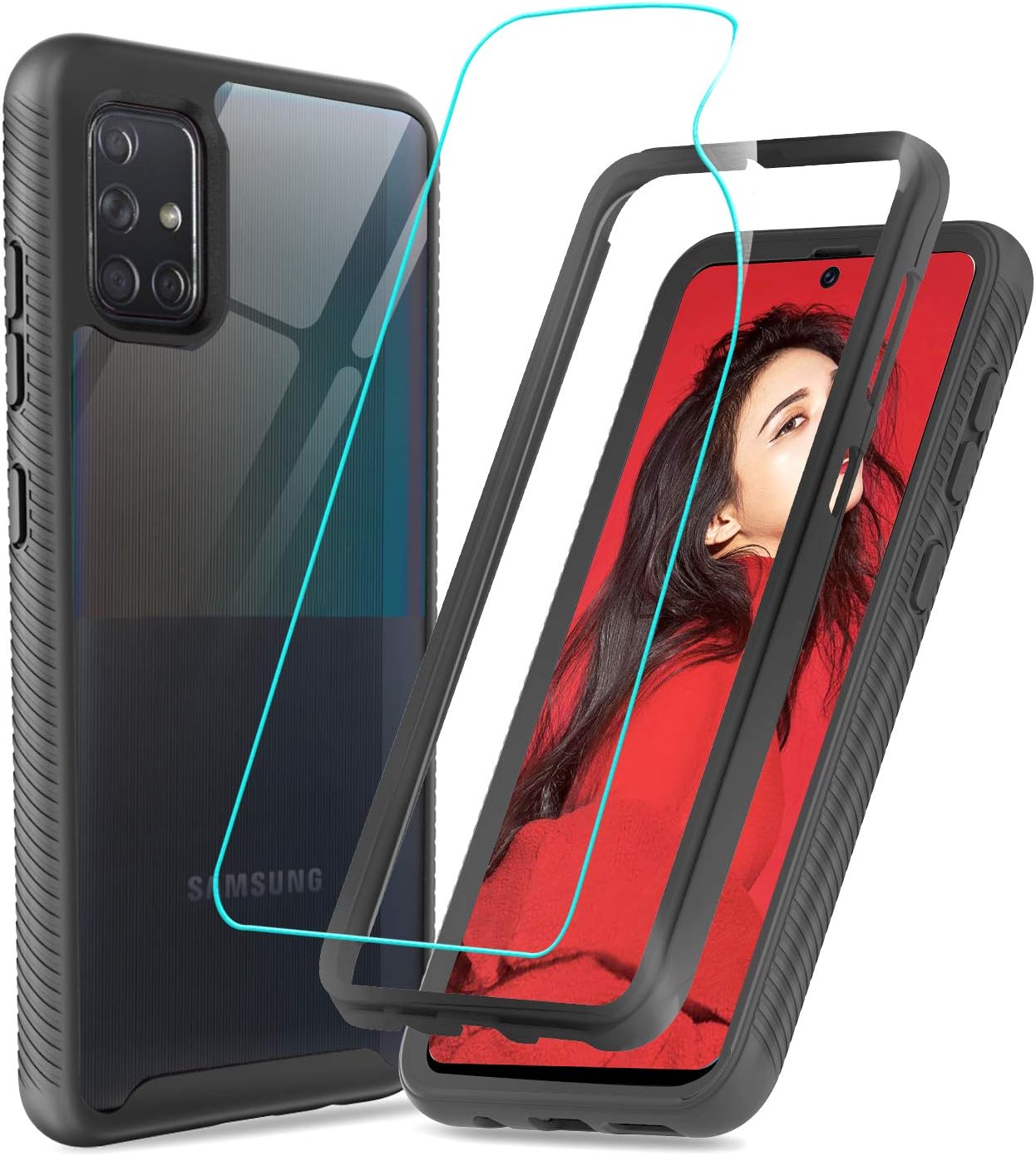 Amazon.com: Samsung A71 5G Case (Not Fit Verizon A71 5G UW), Samsung ...
