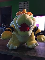 Amazon.com: Sanei Super Mario All Star Collection 10" Bowser Plush ...