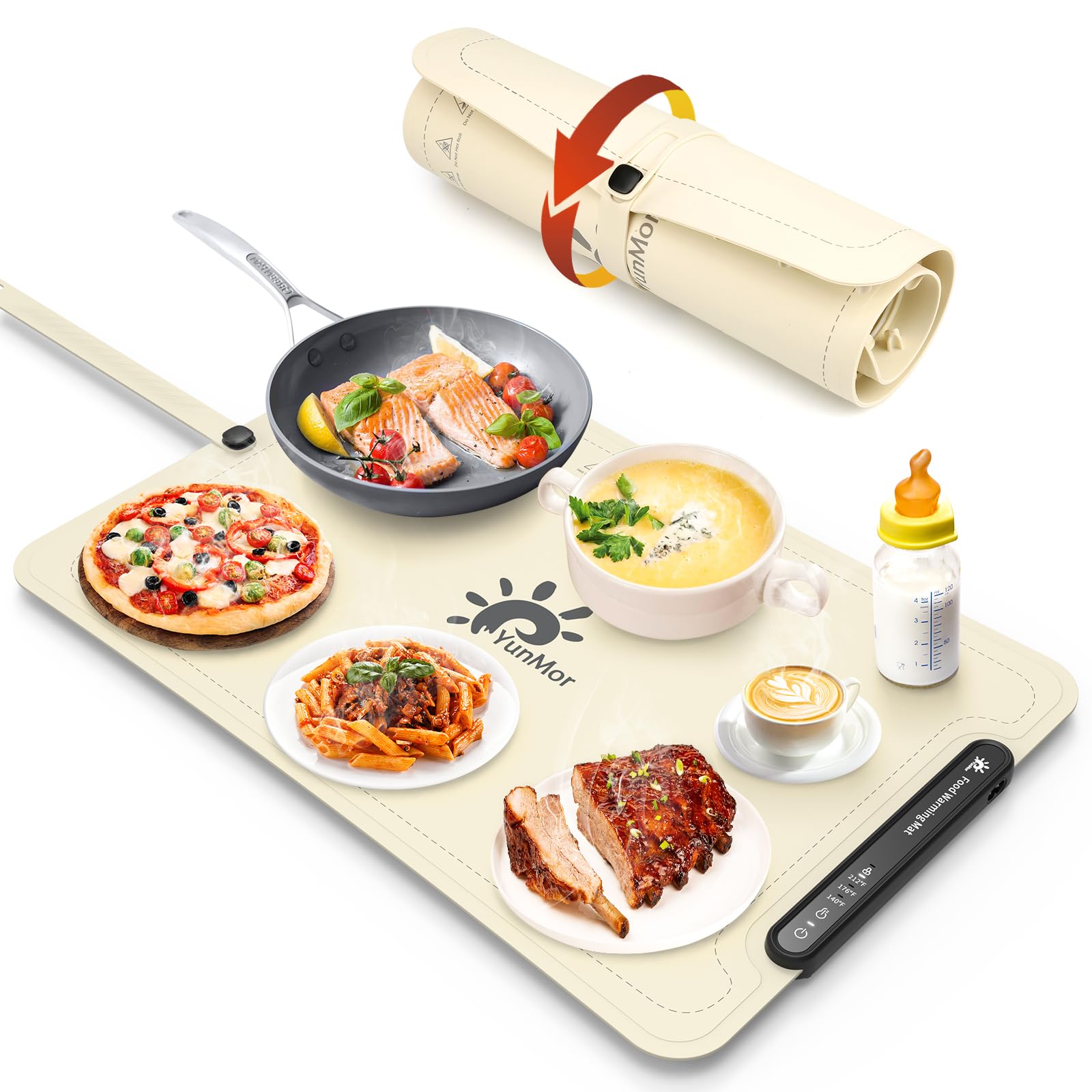 Food Warming Mat Full Surface Fast Heating Buffet Warming Trays and ...