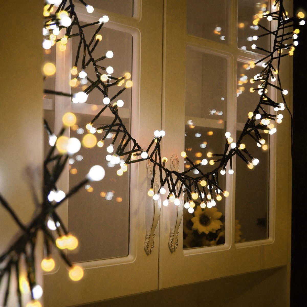 String Lights, Firecracker Dual Colour Fairy Lights 10 ft/3m 400 LED ...
