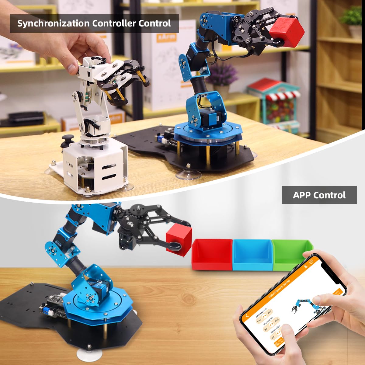 Hiwonder XArm ESP32 Robotic Arm Open Source Robot Support MicroPython Programming For Secondary ...