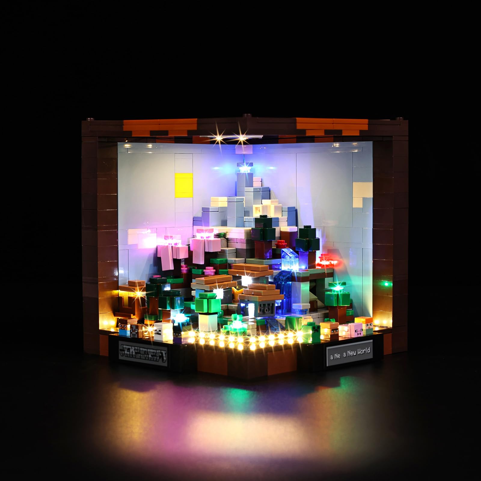 Kyglaring LED Lighting Kit for Lego The Minecraft Crafting Table Model ...