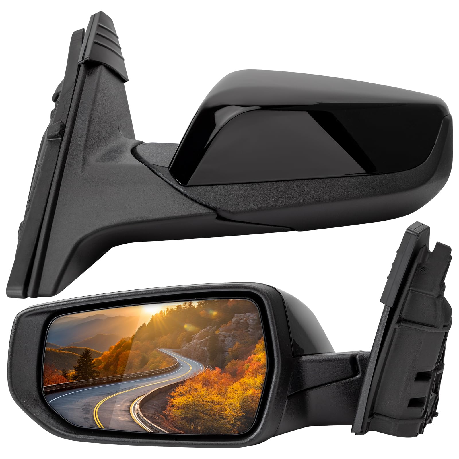 LOIYLLEN Left Driver Side Rear View Mirror Replacement for Chevrolet ...