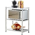 Amazon.com: susunnus 3-Tier Stainless Steel Shelf, Heavy Duty Shelving ...