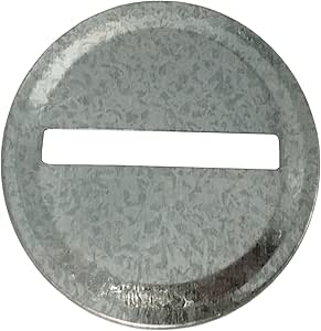 Amazon.com: THINKCHANCES Rustic Galvanized Metal Coin Slot Piggy Bank ...