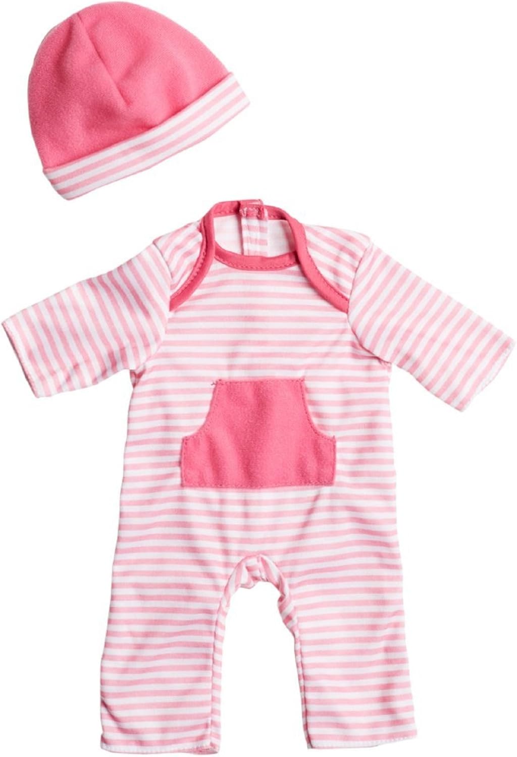 JC Toys Baby Doll Clothing Dark Pink Romper Fits Dolls up to 11-Inch ...