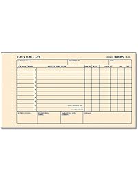 Time Cards | Amazon.com | Office & School Supplies - Time Clocks & Cards