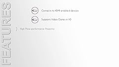 Amazon.com: Meyoung TC80 LED Mini Projector, Home Theater LCD HD Movie ...