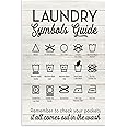 Stupell Industries Home Décor Laundry Symbols Guide Typography Wall Plaque Art, 10 x 0.5 x 15 ...