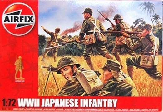 AIRFIX SCALE 1:72 TOY SOLDIERS - WWII Japanese Infantry - A01718 - New ...