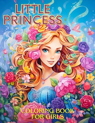 Little Princess Coloring Book: Easy and Cute Style Coloring Pages of ...
