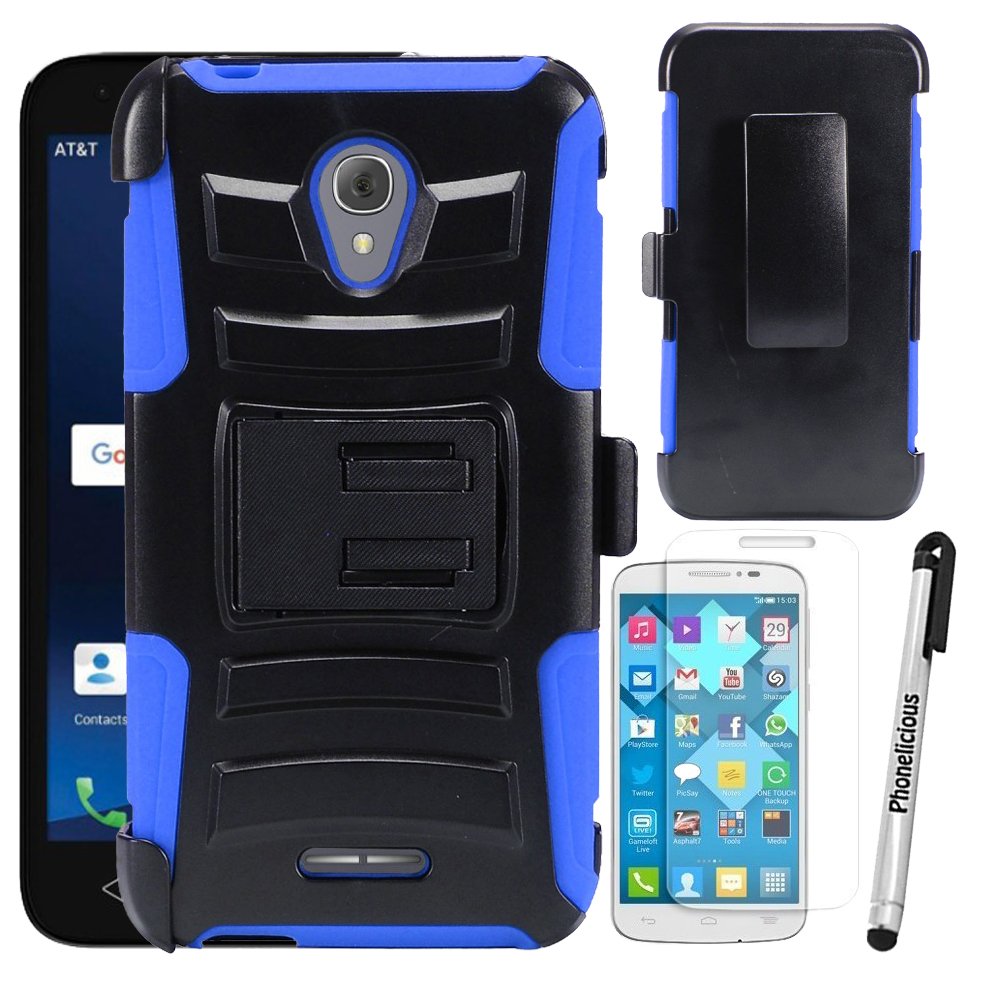 Amazon.com: For ALCATEL RAVEN A574BL Case, Phonelicious Xtreme Armor ...