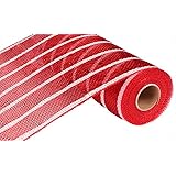 Amazon.com: LaRibbons Deco Mesh Poly Ribbon - 10 inch x 30 feet Each ...