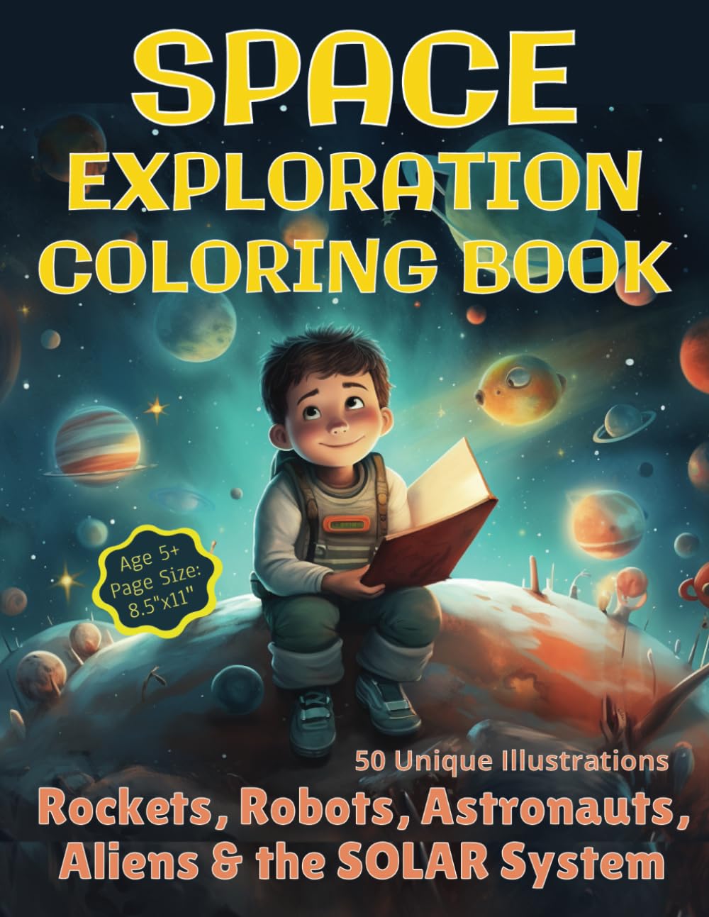 Mua SPACE EXPLORATION COLORING BOOK: Rockets, Robots, Astronauts ...
