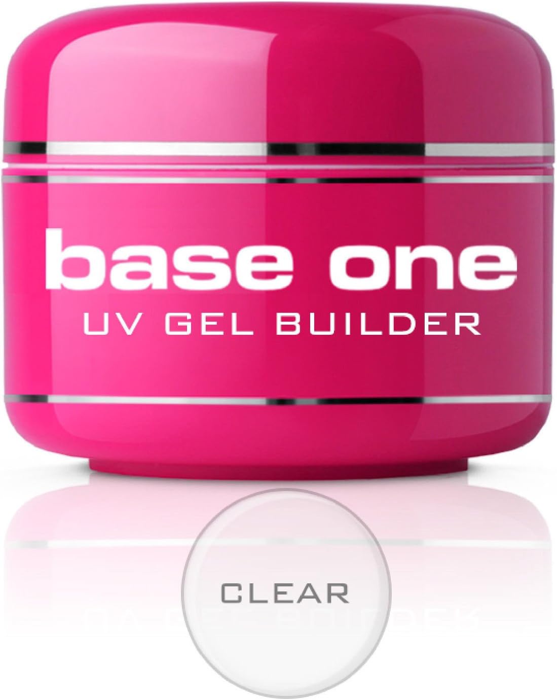 Silcare Base One Clear 50g UV Gel Acid-Free Nails Builder File Off Gel ...